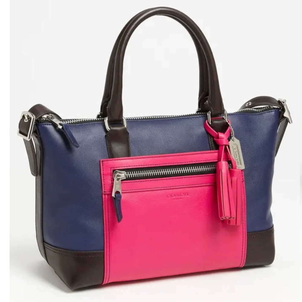 Coach Legacy Colorblock Molly' Leather Satchel - Gem
